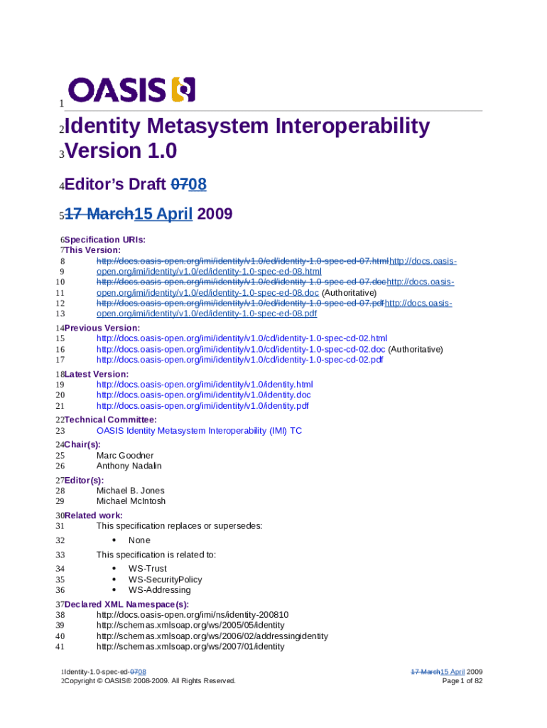 Authentication Step-Up Protocol and Metadata Version 1.0 - OASIS Doc ...