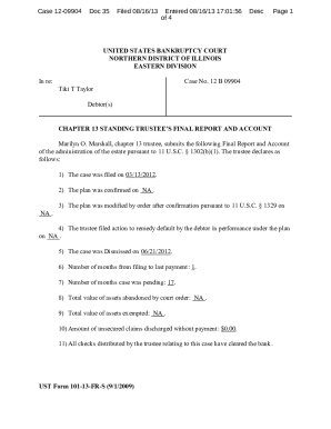 Fillable Online FinalReport. BSS Final Report - UST Form 101-13-FR-S Fax Email Print - pdfFiller