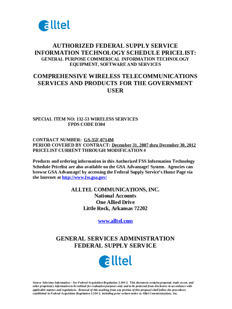 INATION TECHNOLOGY SCHEDULE PRICELIST: Doc Template | pdfFiller