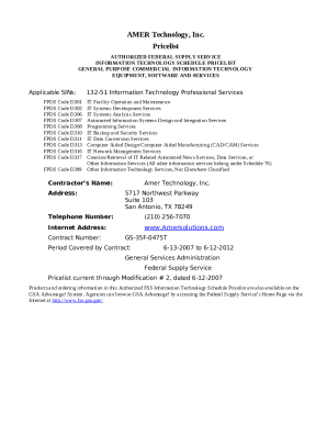 AMER Technology, Inc Doc Template | pdfFiller