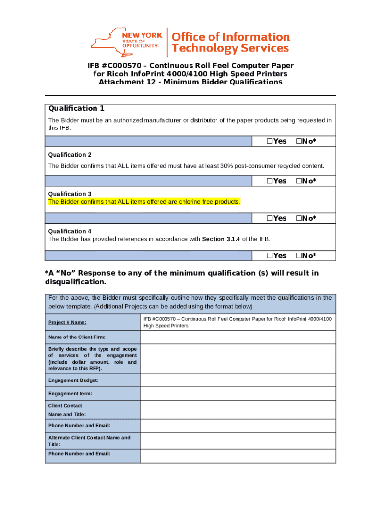 DBM - MS-IFB Template - Health Maryland .gov Doc Template | pdfFiller