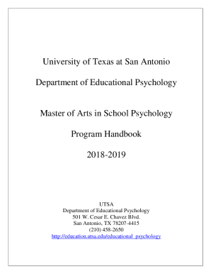 Fillable Online education utsa Department of Educational Psychology ...