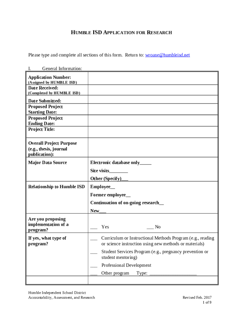 Please type and complete all sections of this ... - Humble ISD Doc ...