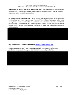 Fillable Online Attachment 2: Request for Limited Sources Justification ...