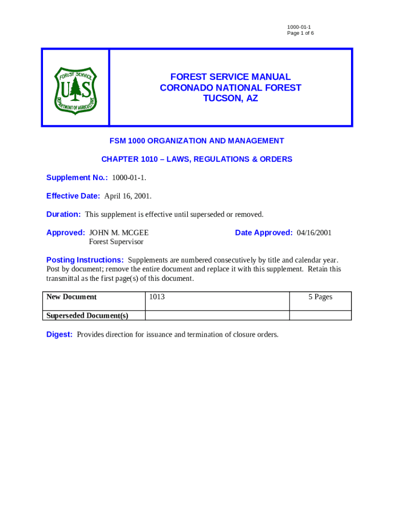 Coronado National Forest - Home - USDA Forest Service Doc Template ...