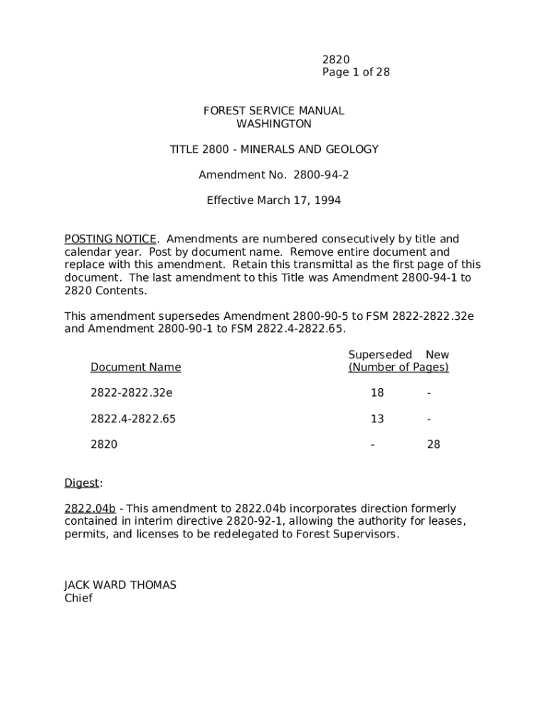 forest service manual Doc Template | pdfFiller