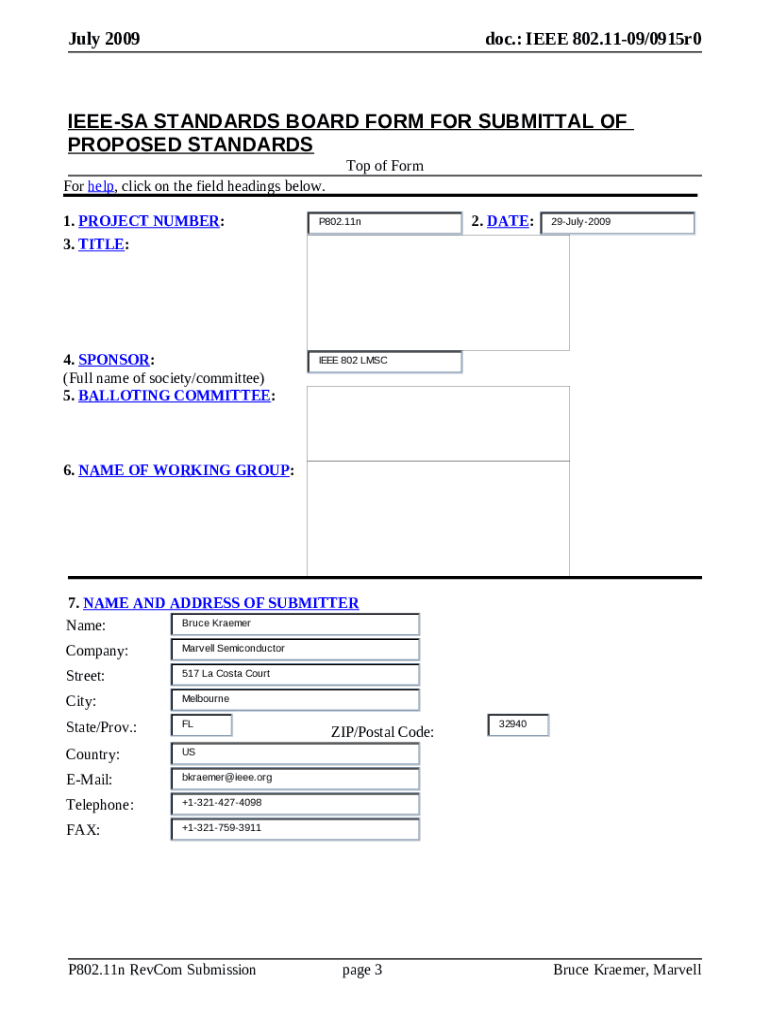 doc.. P802.11n RevCom Submission - mentor ieee Doc Template | pdfFiller