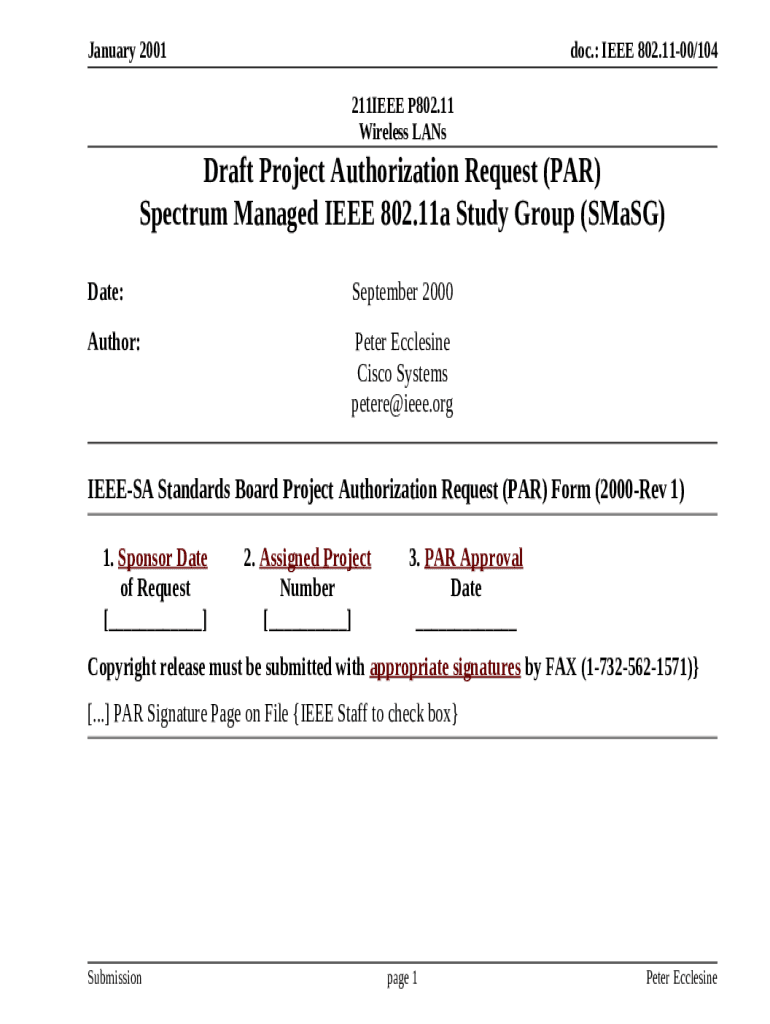 doc.: IEEE 802.11-00/104 - mentor ieee Doc Template | pdfFiller
