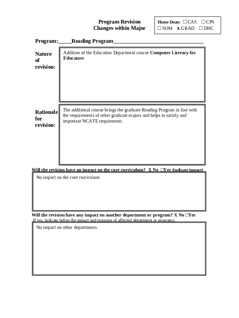 Program Revision - scranton.edu Doc Template | pdfFiller