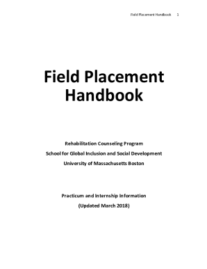 Fillable Online PDF Field Placement Handbook - School for Global ...