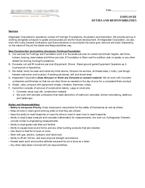 Fillable Online Employment Application intro page copy Fax Email Print ...