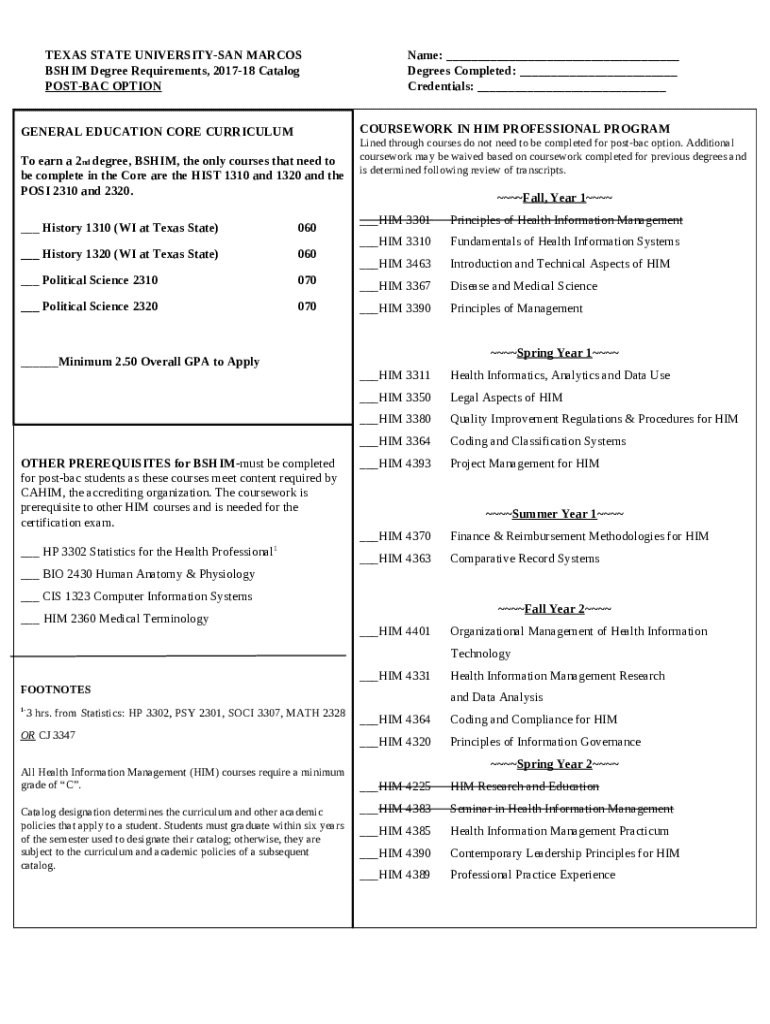 OCR Document - Texas State University - gato-docs its txstate Doc Template | pdfFiller