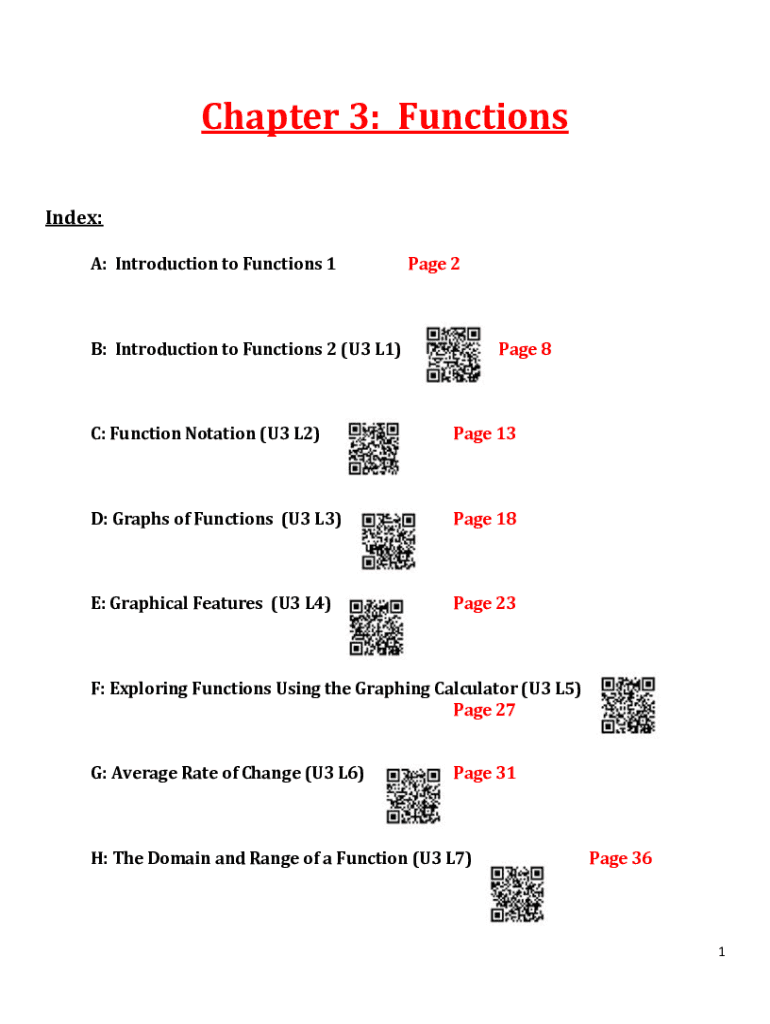 Fillable Online Chapter 3 Functions Fax Email Print Pdffiller