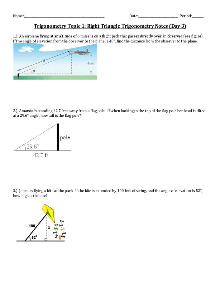 Trigonometry Grade 9 Pdf - Fill Online, Printable, Fillable, Blank ...