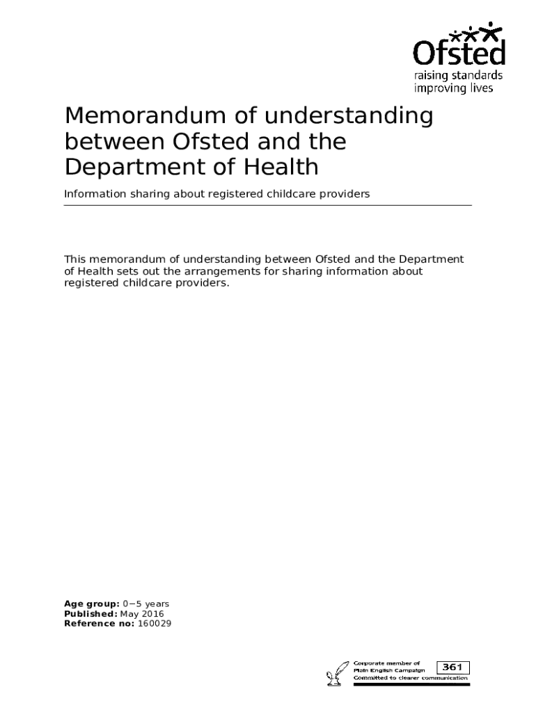 Memorandum of understanding and ination-sharing protocol ... Doc Template | pdfFiller