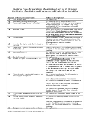 Guidance Notes for completion of Application for WHO ... Doc Template ...