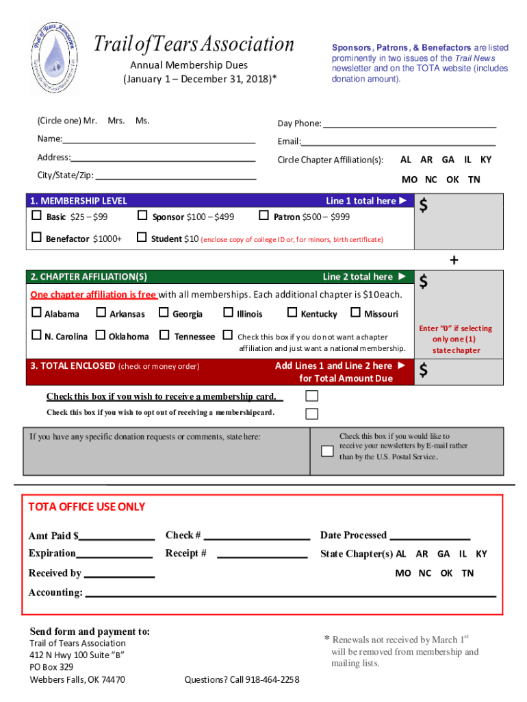 Fillable Online The Trail of Tears and Its Long-Term and Short-Term ...