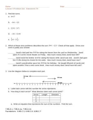 Lesson 4 Problem Set:Homework 7H Doc Template | pdfFiller