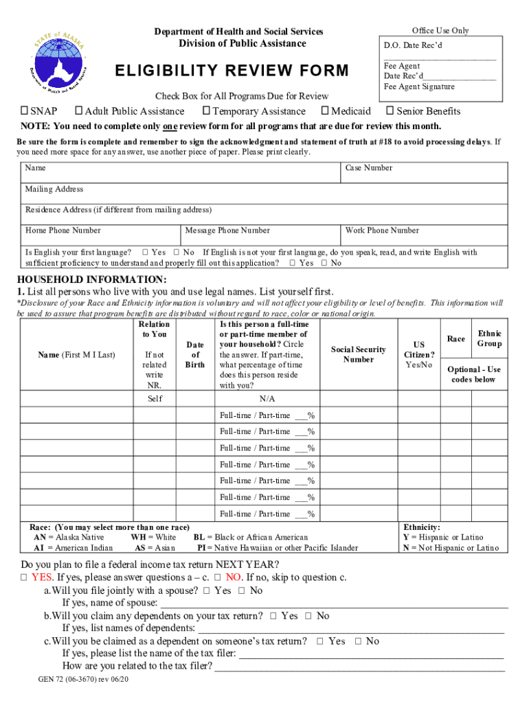 Fillable Online aws state ak Adult Public Assistance Fax Email Print ...