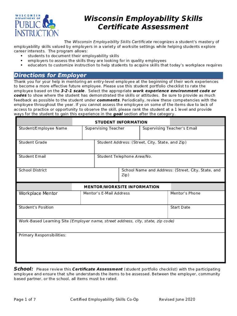 Wisconsins Employability Skills Certificate Program Overview - dpi wi ...