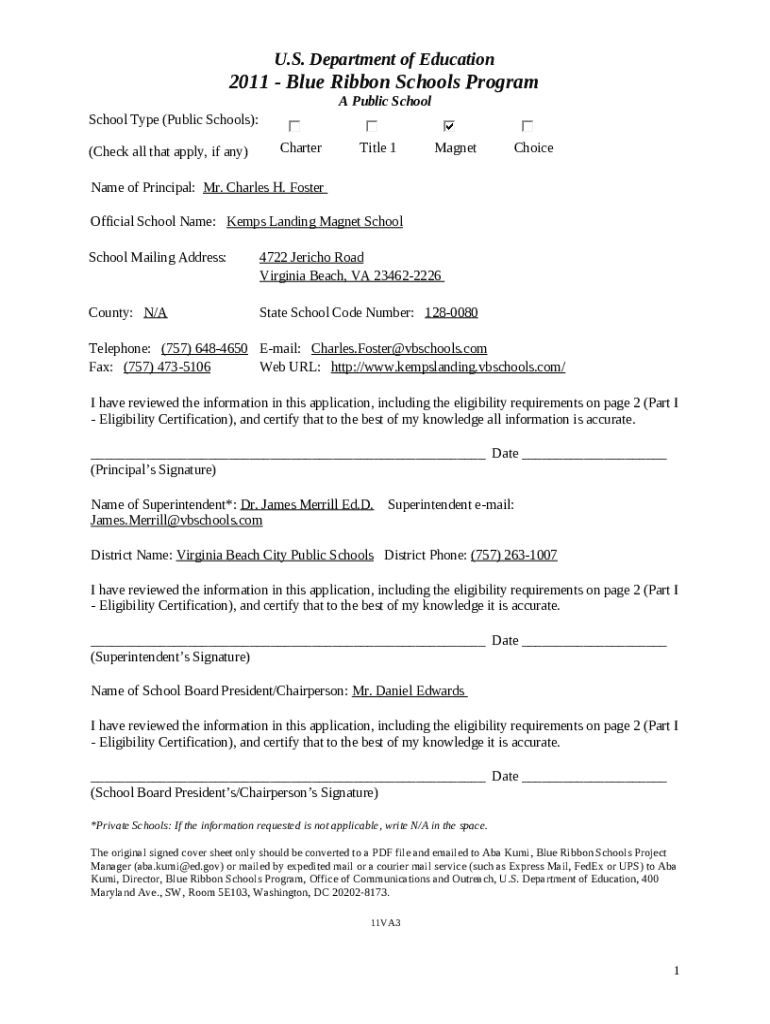 Official School Name:Kemps Landing Magnet School - www2 ed Doc Template ...