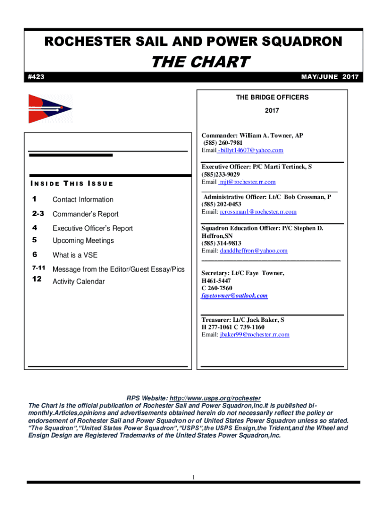 Fillable Online United States Power Squadrons The Distinctive ... Fax ...