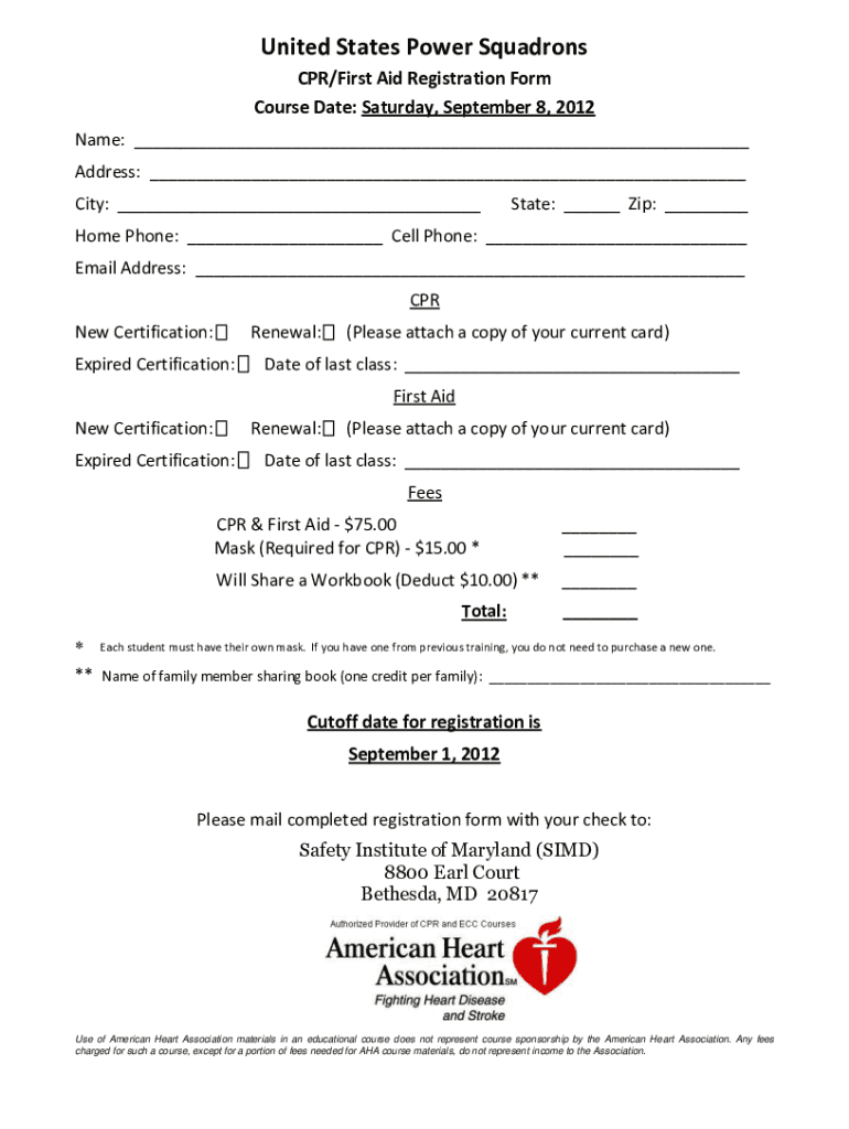 Fillable Online BoatUS Foundation for Boating Safety and Clean Water ...