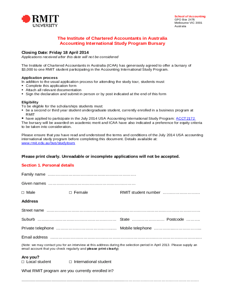 The Institute of Chartered Accountants in Australia - RMIT ... Doc ...