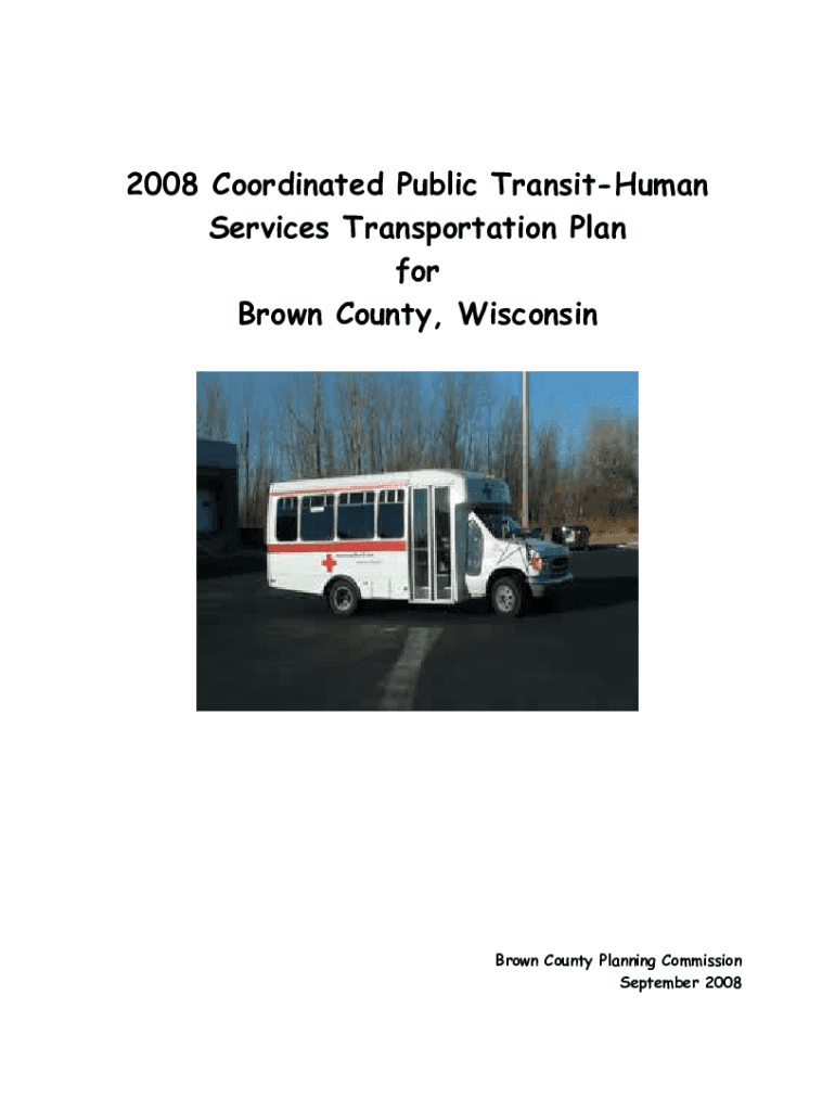 Fillable Online Regional Coordinated Public Transit-Human Services ...