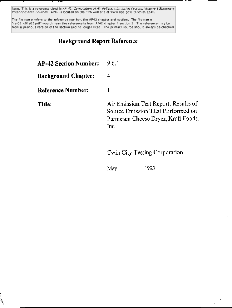 Fillable Online Update of Fugitive Dust Emission Factors in AP-42 ...