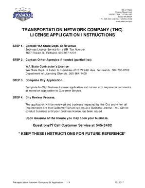 Fillable Online TNC Business Application Fax Email Print - pdfFiller