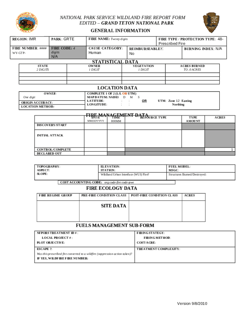 Grand Teton National Park. 1202 - gacc nifc Doc Template | pdfFiller
