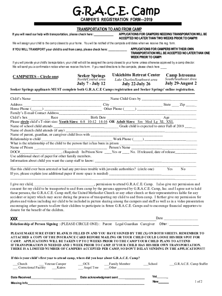 Fillable Online Campsite Reservation Form TemplateJotForm Fax Email ...