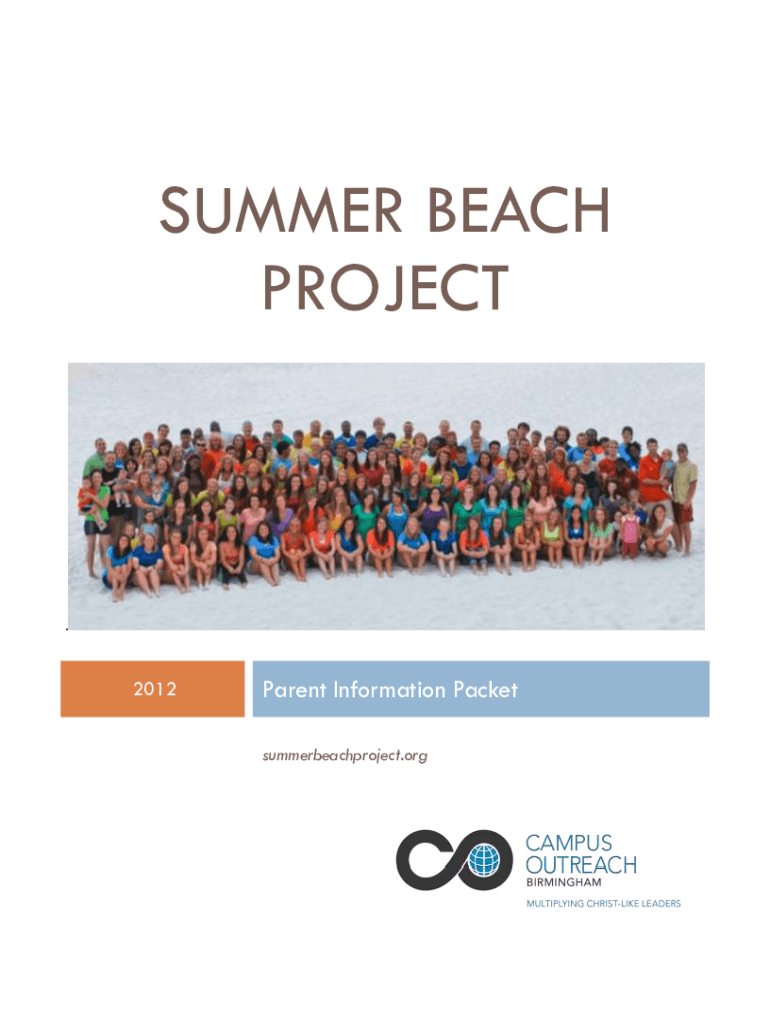 Fillable Online summer beach project - Clover Sites Fax Email Print ...
