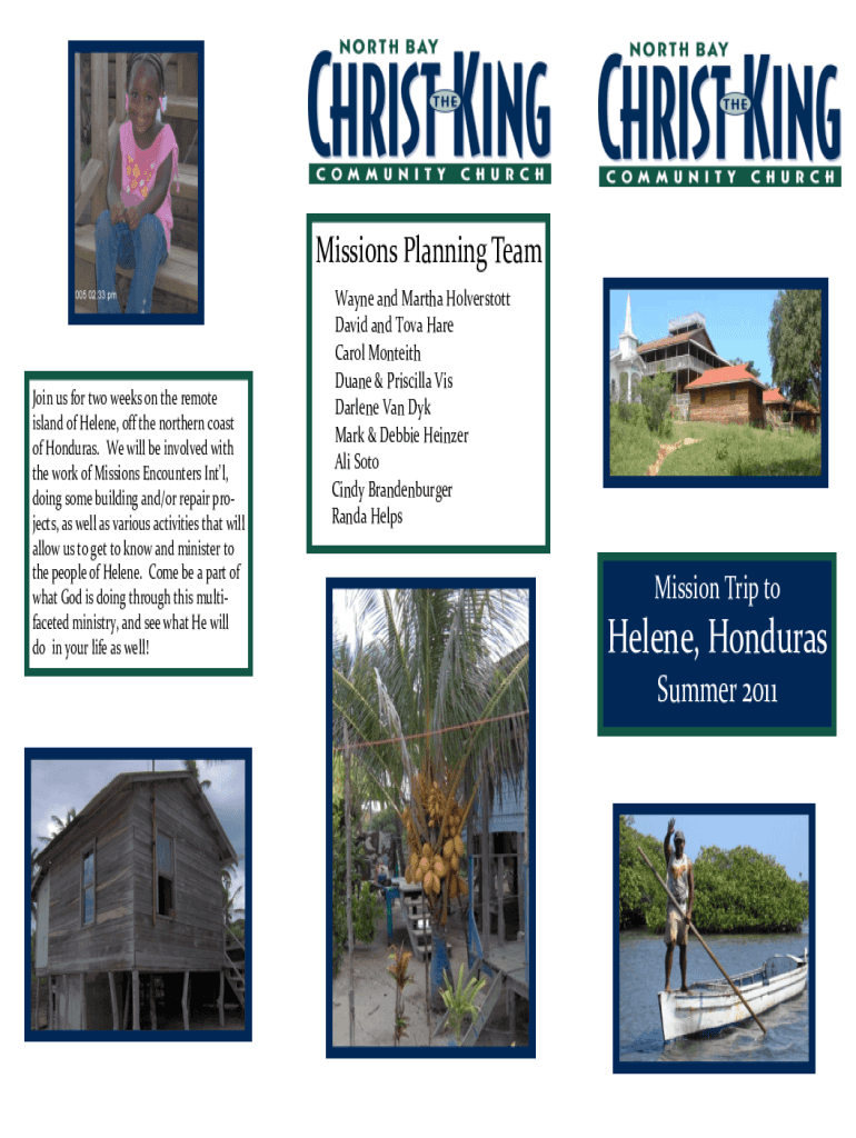 Fillable Online Helene, Honduras - Clover Sites Fax Email Print - pdfFiller