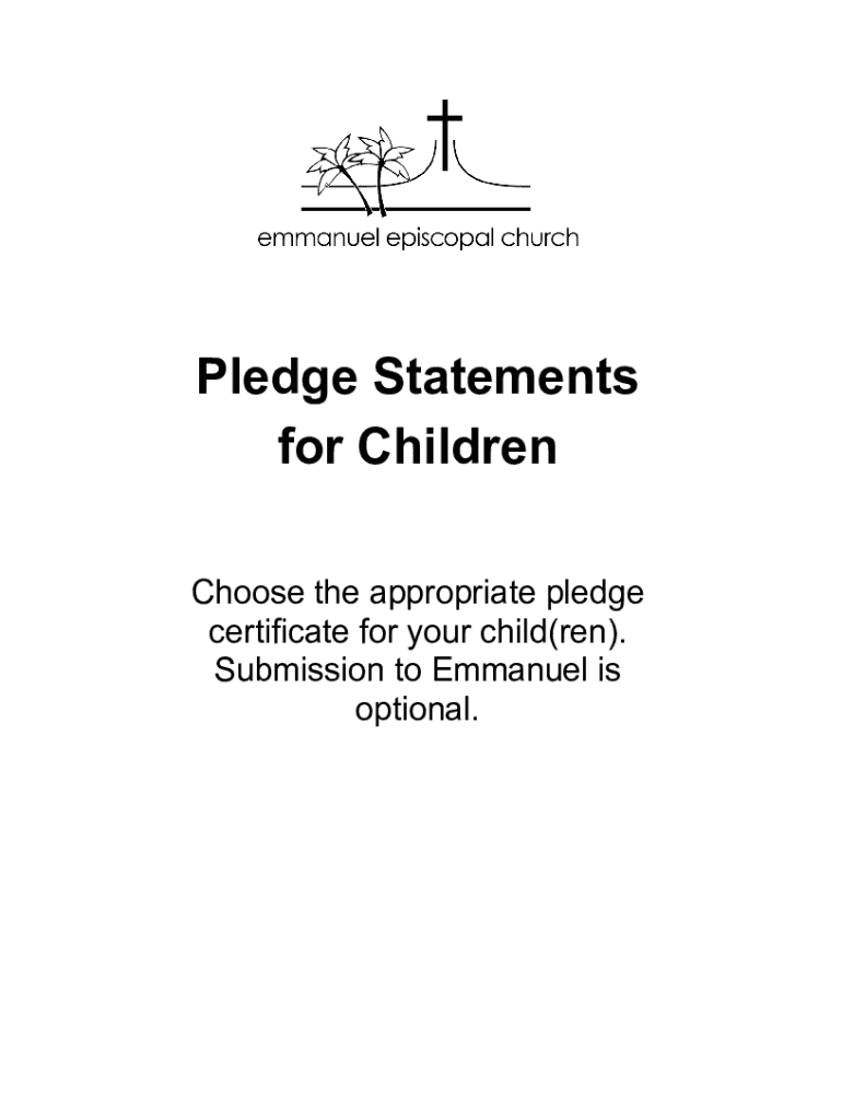 Fillable Online pledge certificate kids 2017.pub - Clover Sites Fax ...
