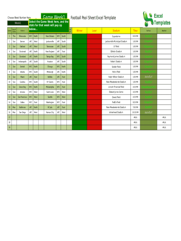 Football Pool Sheet Template Fill And Sign Printable Template Online US Legal Forms
