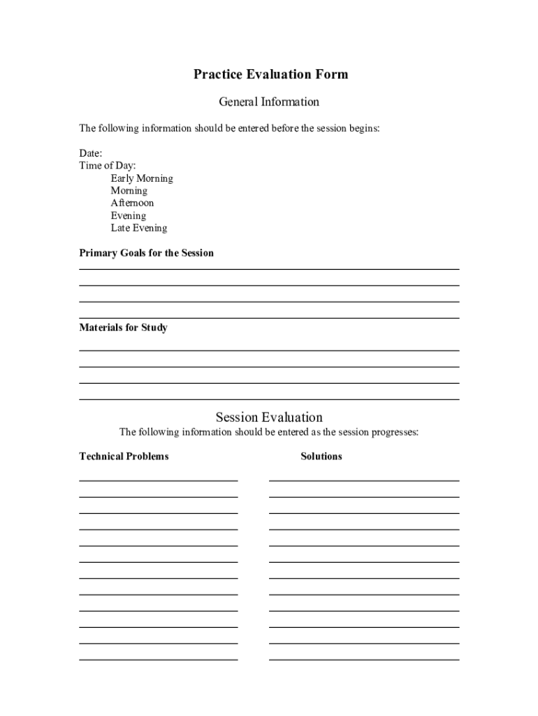 Fillable Online php scripts psu Practice Evaluation Form.docx Fax Email ...