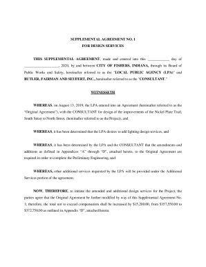 Fillable Online SUPPLEMENTAL AGREEMENT NO. 2 Fax Email Print - pdfFiller