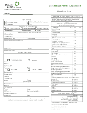Fillable Online COMMERCIAL FEE SCHEDULE- USE CHECKLIST Fax Email Print ...
