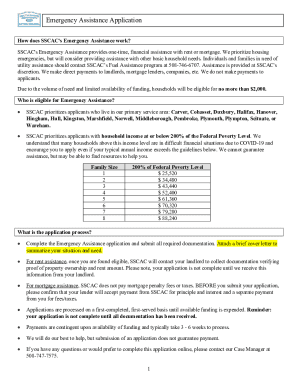 Fillable Online Emergency Assistance Application - Housing Priority ...