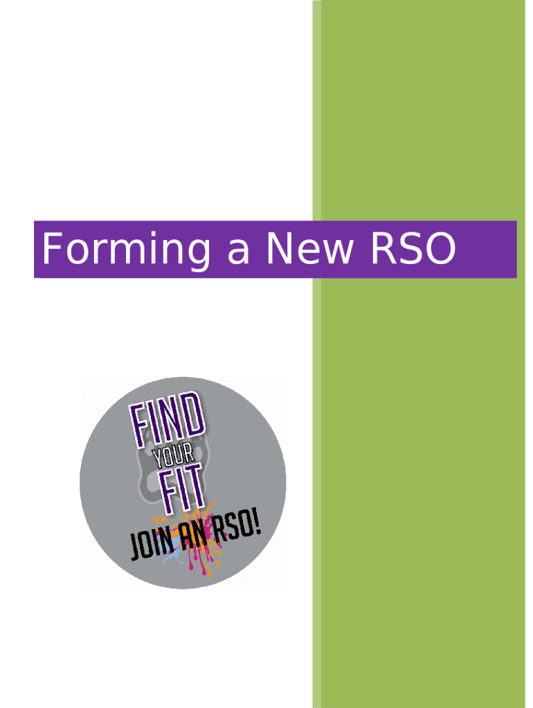 ing a New RSO Doc Template | pdfFiller