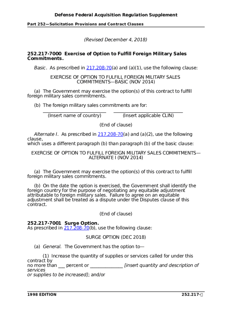 GUIDELINES FOR FOREIGN MILITARY FINANCING OF DIRECT ... Doc Template ...