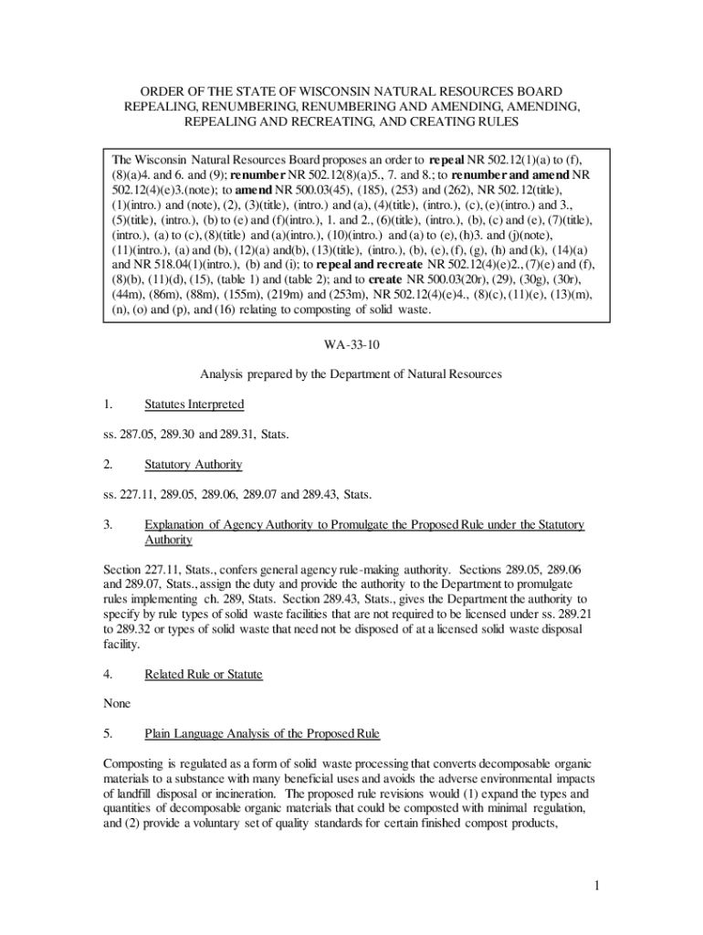 Fillable Online docs legis wisconsin REPEALING, RENUMBERING ...