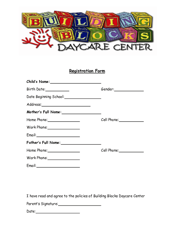 Fillable Online Parent Handbook and All Forms Fax Email Print - pdfFiller