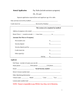 CHN Housing Partners Online Rental Assistance Application Doc Template ...