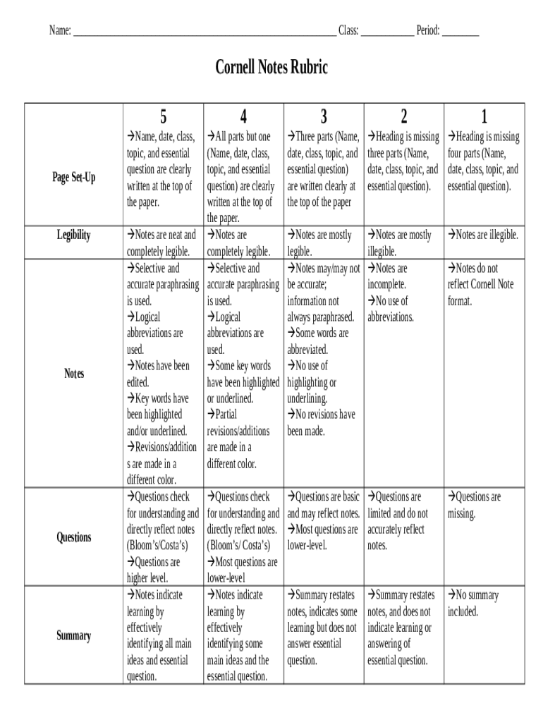Name: Class: Period: Doc Template | pdfFiller