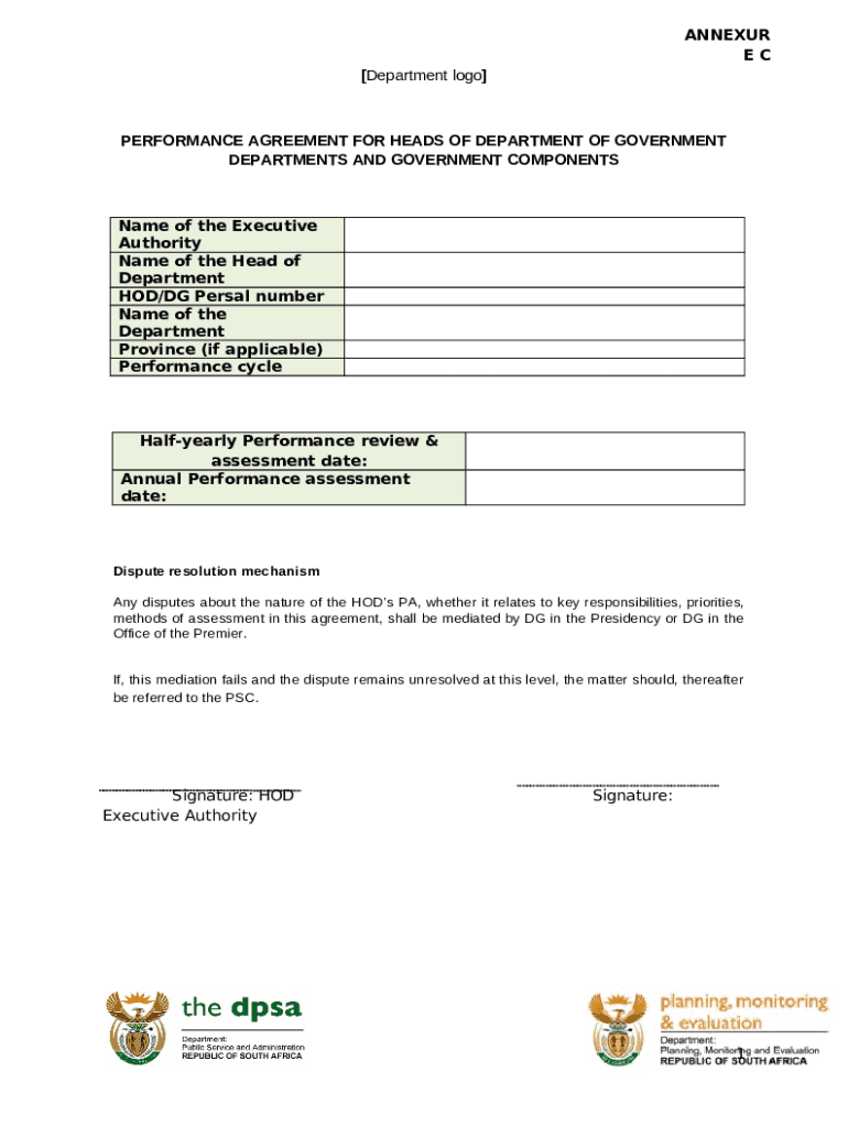the dpsa - Department of Public Service and Administration Doc Template ...