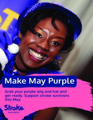 Fillable Online Make May Purple Fax Email Print - pdfFiller