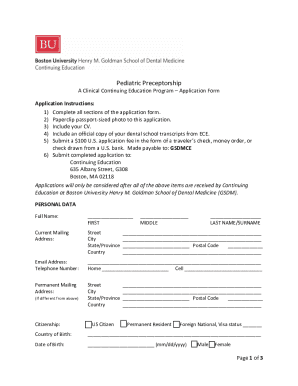 Fillable Online Preceptor Form - Johns Hopkins School of Nursing Fax ...